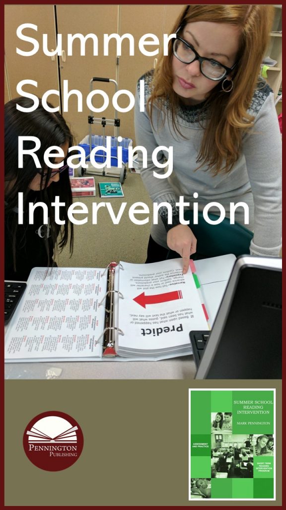 Summer School Reading Intervention | Pennington Publishing Blog